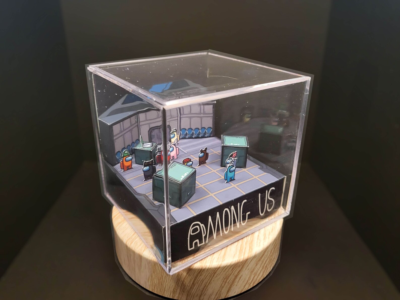 Among Us Scene Model Diorama Template (digital Download) - Etsy