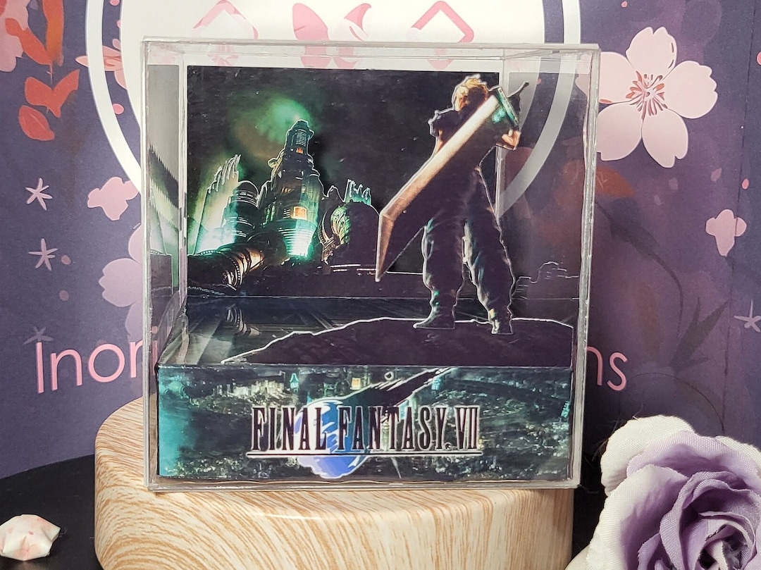 Final Fantasy VII Remake FF7 Cloud Shinra Diorama Cube - 3D Videogame ...