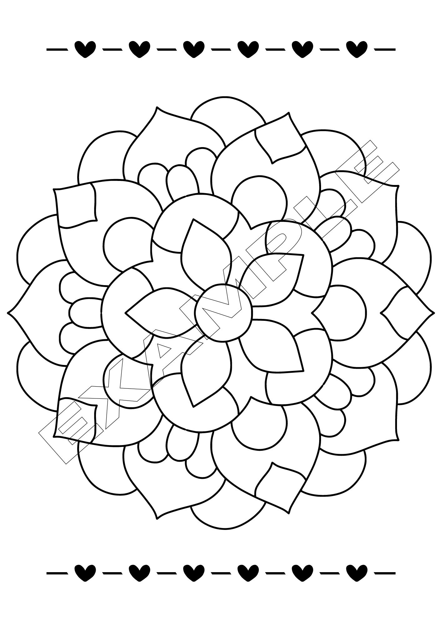 60 Printable Kids Coloring Pages in Simple and Moderate Complexity ...