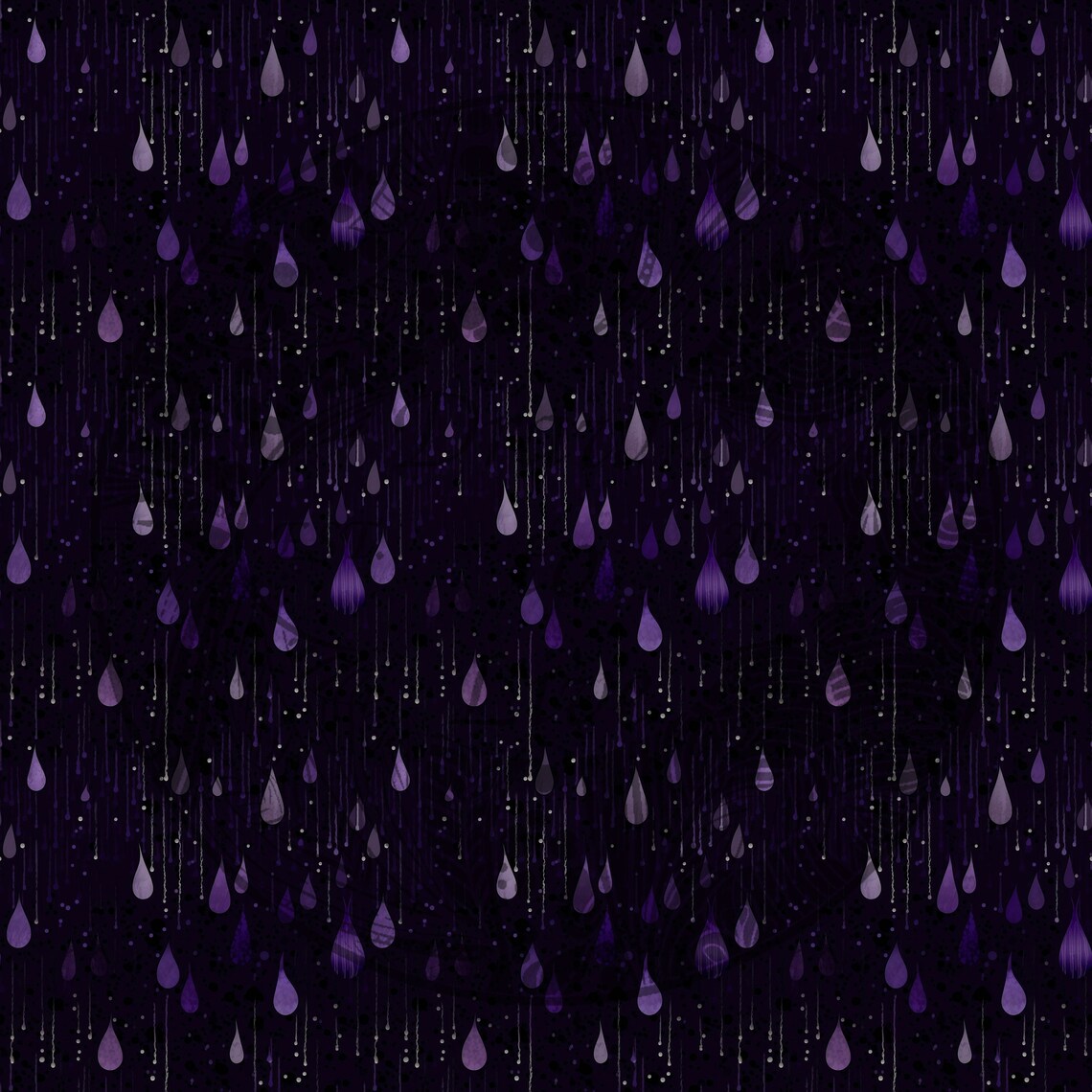 Purple Rain Drop Pattern - Etsy