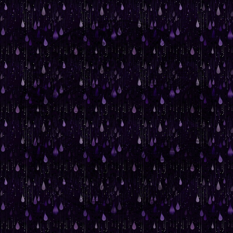 Purple Rain Drop Pattern - Etsy