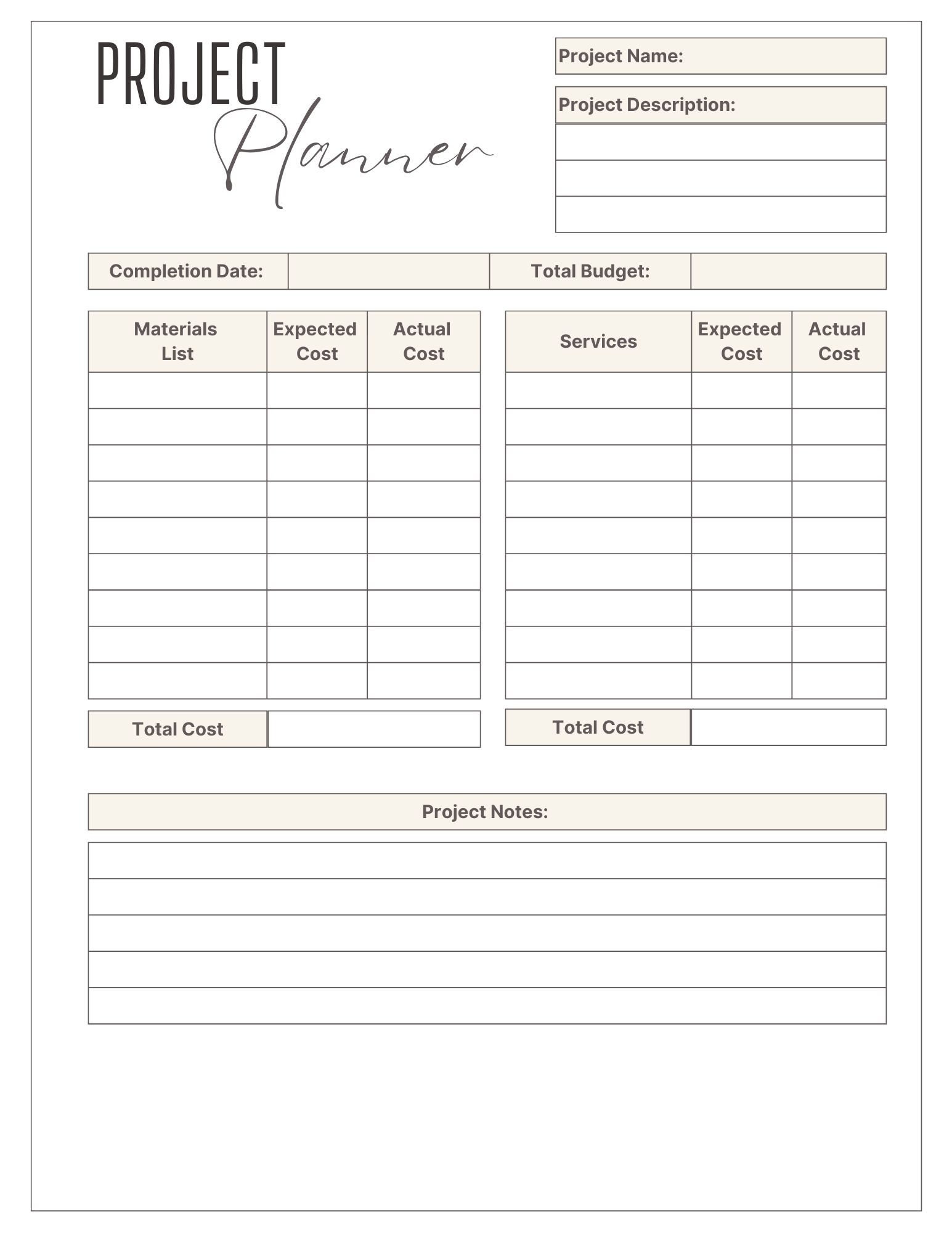 Home Maintenance Binder Printable PDF | Maintenance Checklist, Tracker ...
