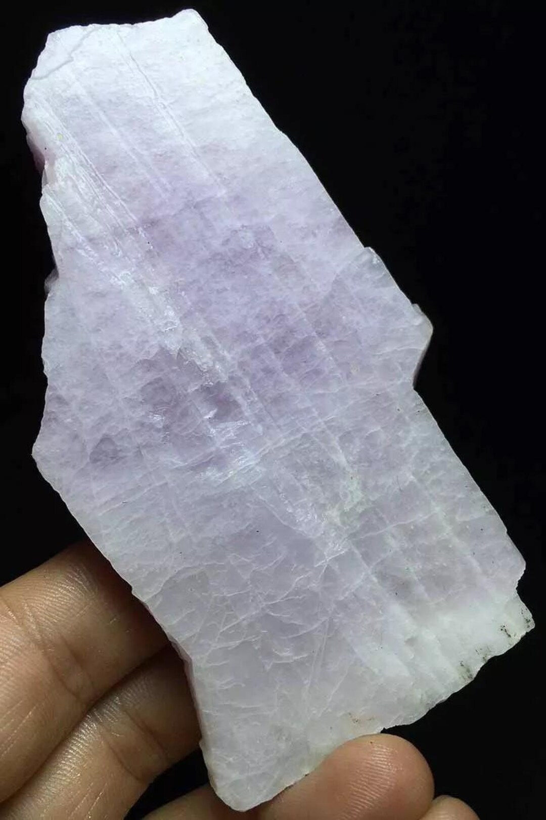 112g Natural Rare Kunzite Quartz Crystal Stone Purple Healing Raw Stone ...