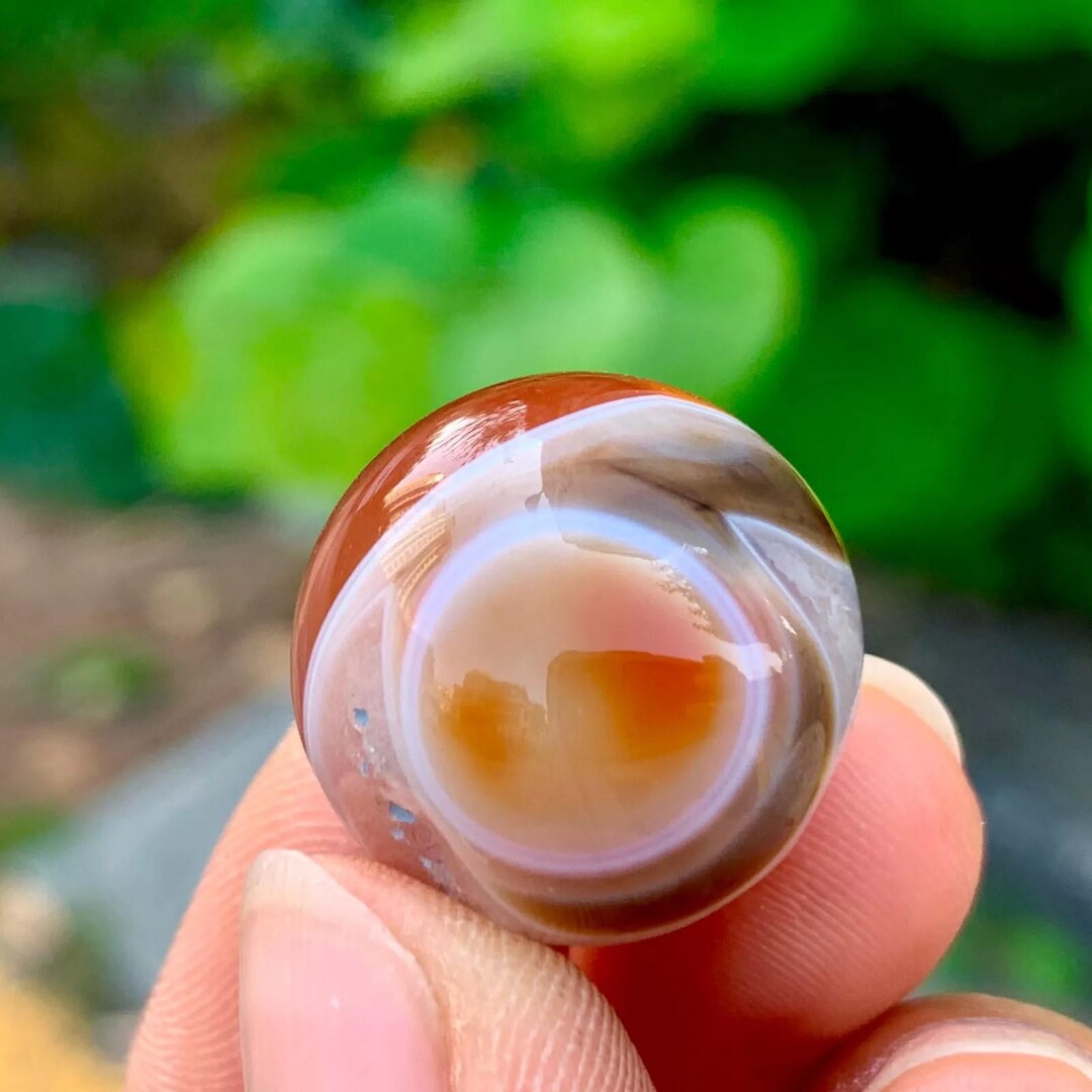11,10g Natural Gobi Agate Eyes Agate/crystal the Ball Madagascar - Etsy