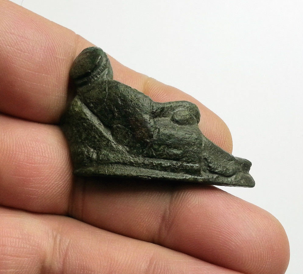 Ancient Roman Bronze Appliqué of Reclining Deity, Dbout 1-2 AD. - Etsy