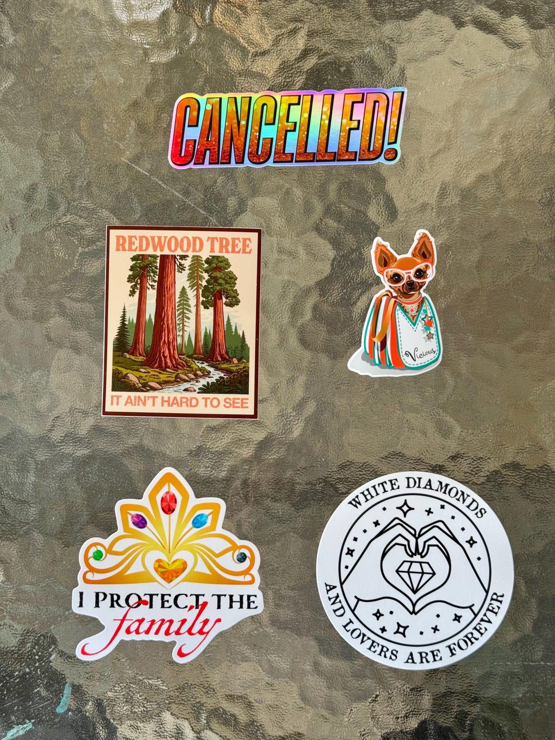 Pop Culture Showgirl Sticker Bundle | Glossy & Holographic Vinyl ...