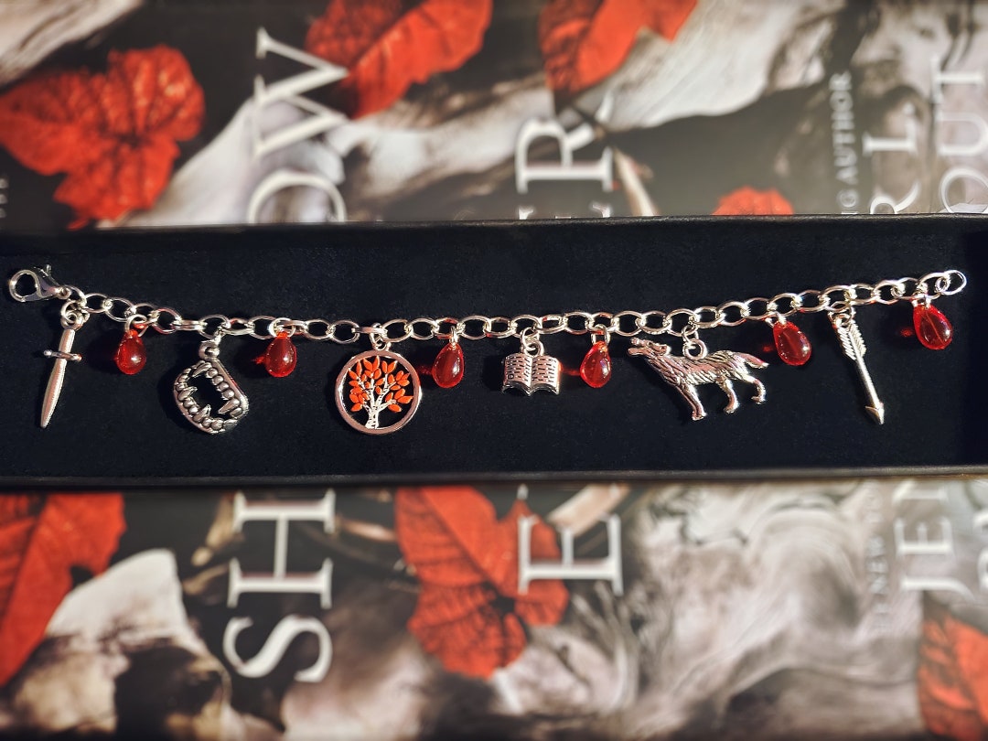 FBAA Blood and Ash Inspired Charm Bracelet Fan Item Book Lover Gift ...