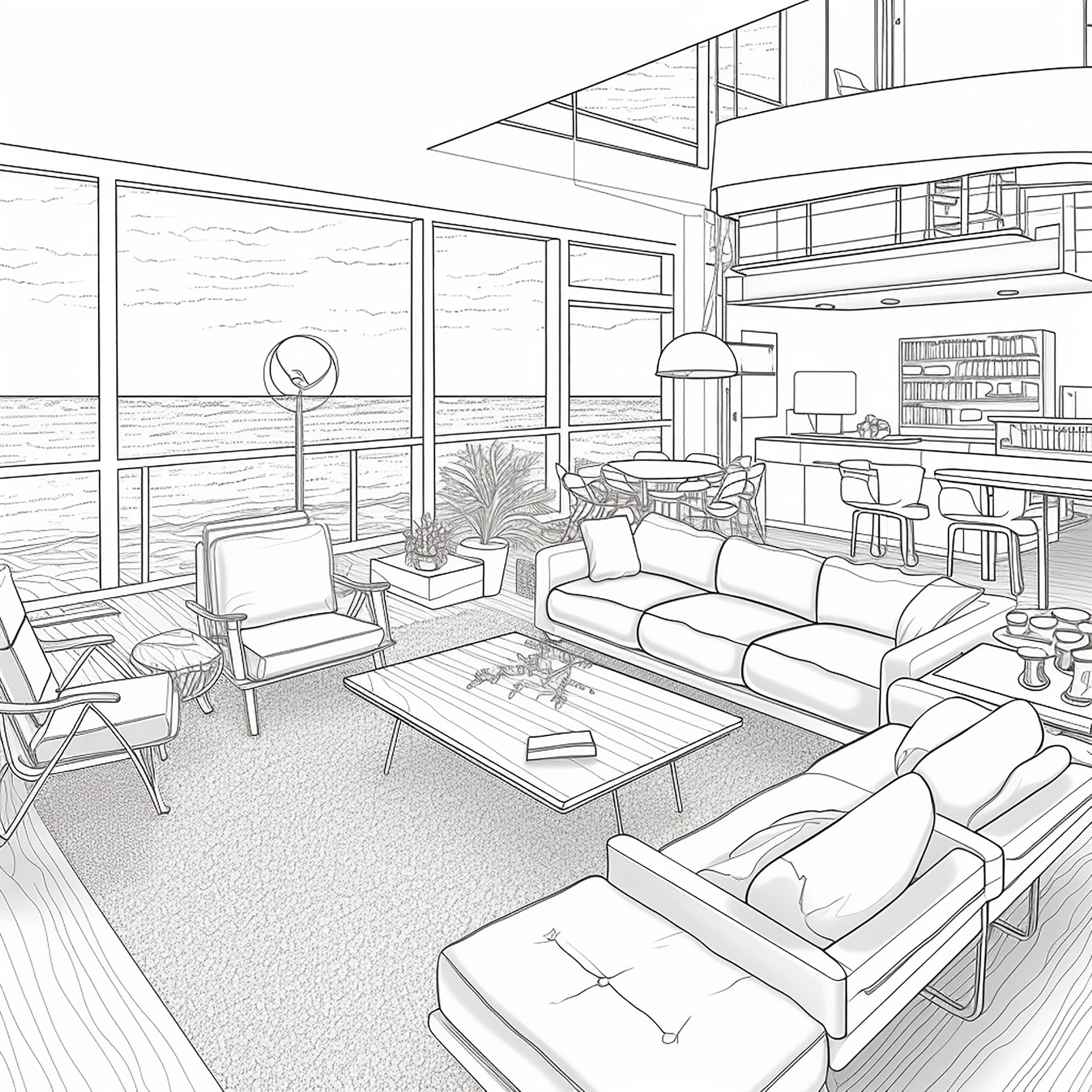 35 Coloring Pages Home - Etsy