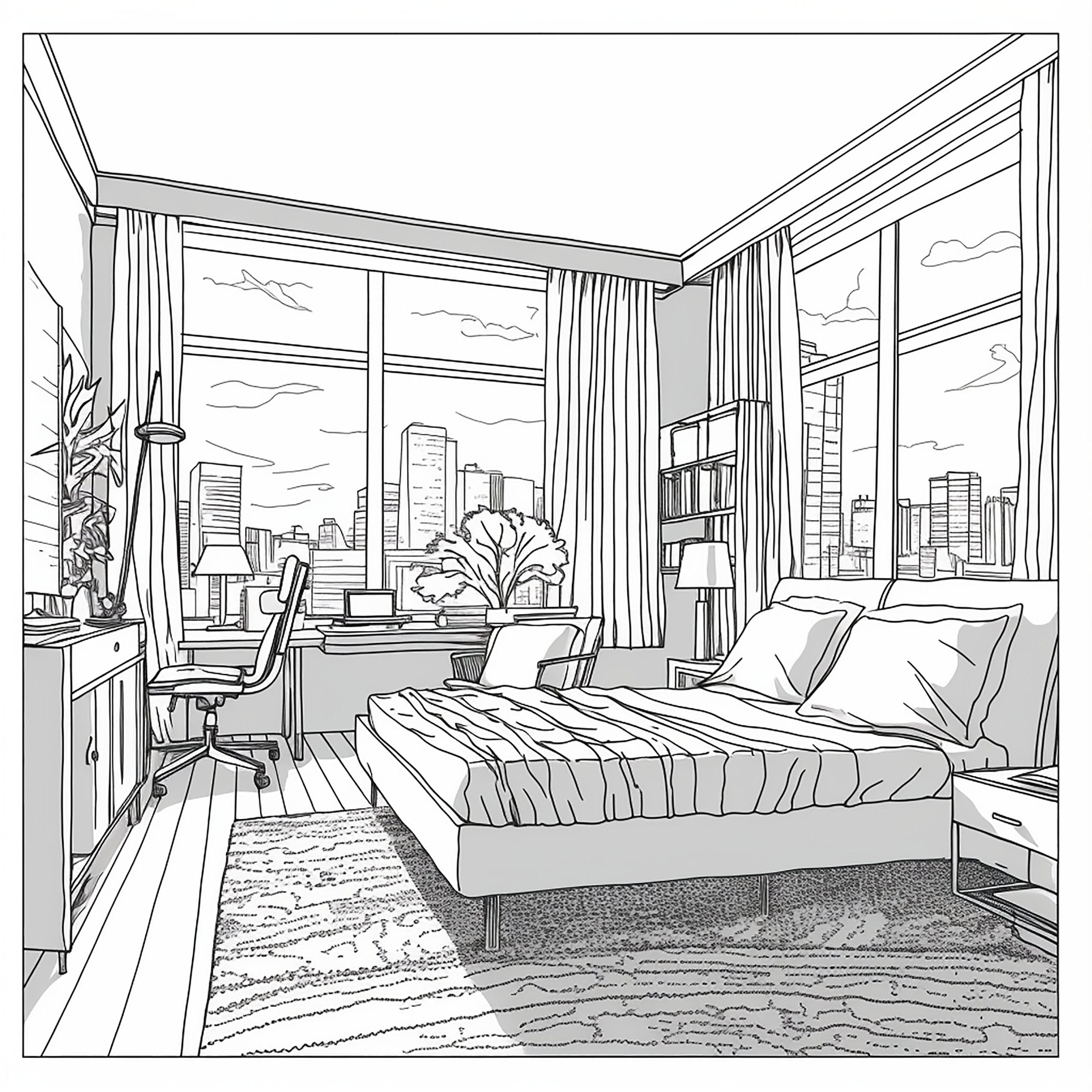 35 Coloring Pages - Home - Etsy