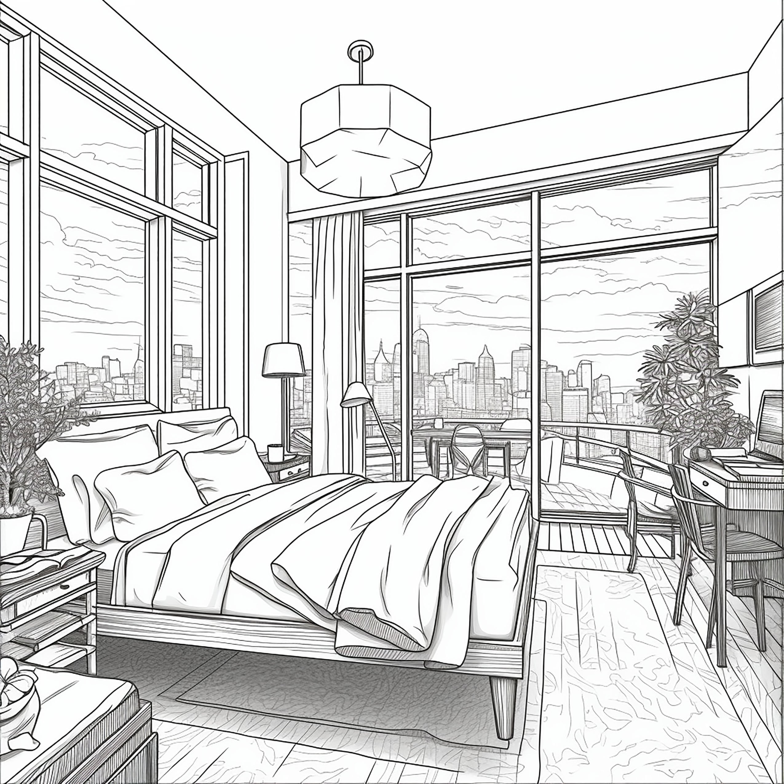 35 Coloring Pages - Home - Etsy