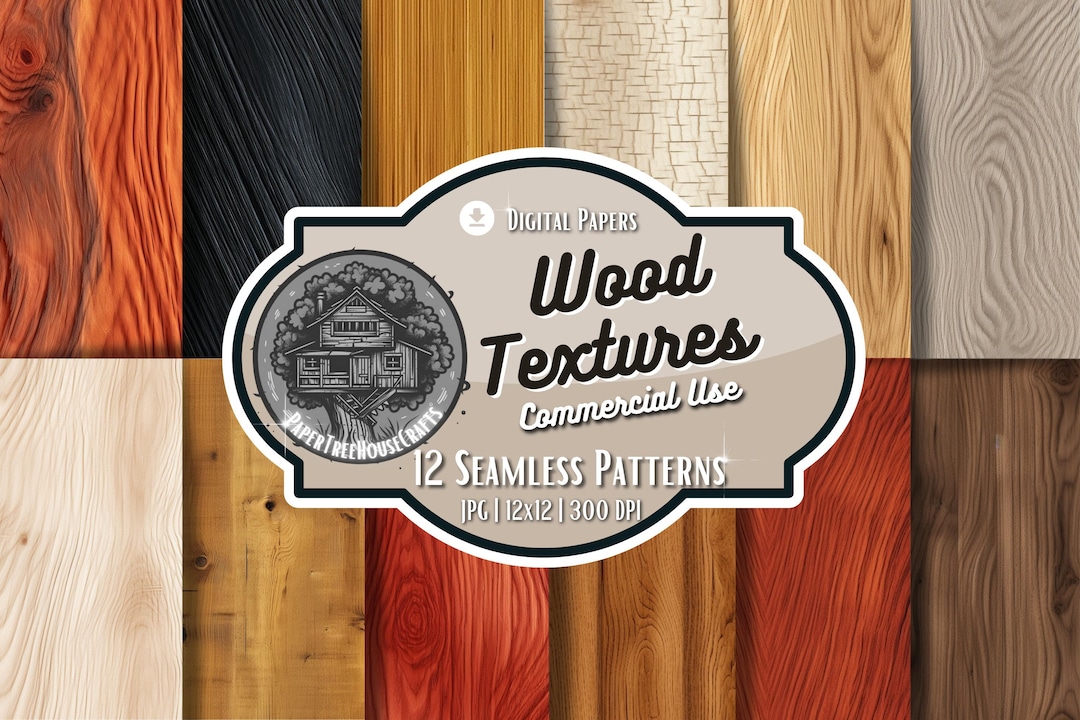 The Seamless Woodwork : High-quality Wood Textures With - Etsy