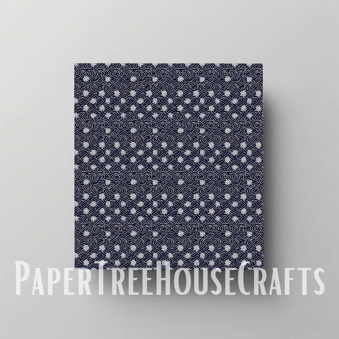 Japanese Inspired Scrapbook Paper Set Sashiko Pattern Digital Paper ...