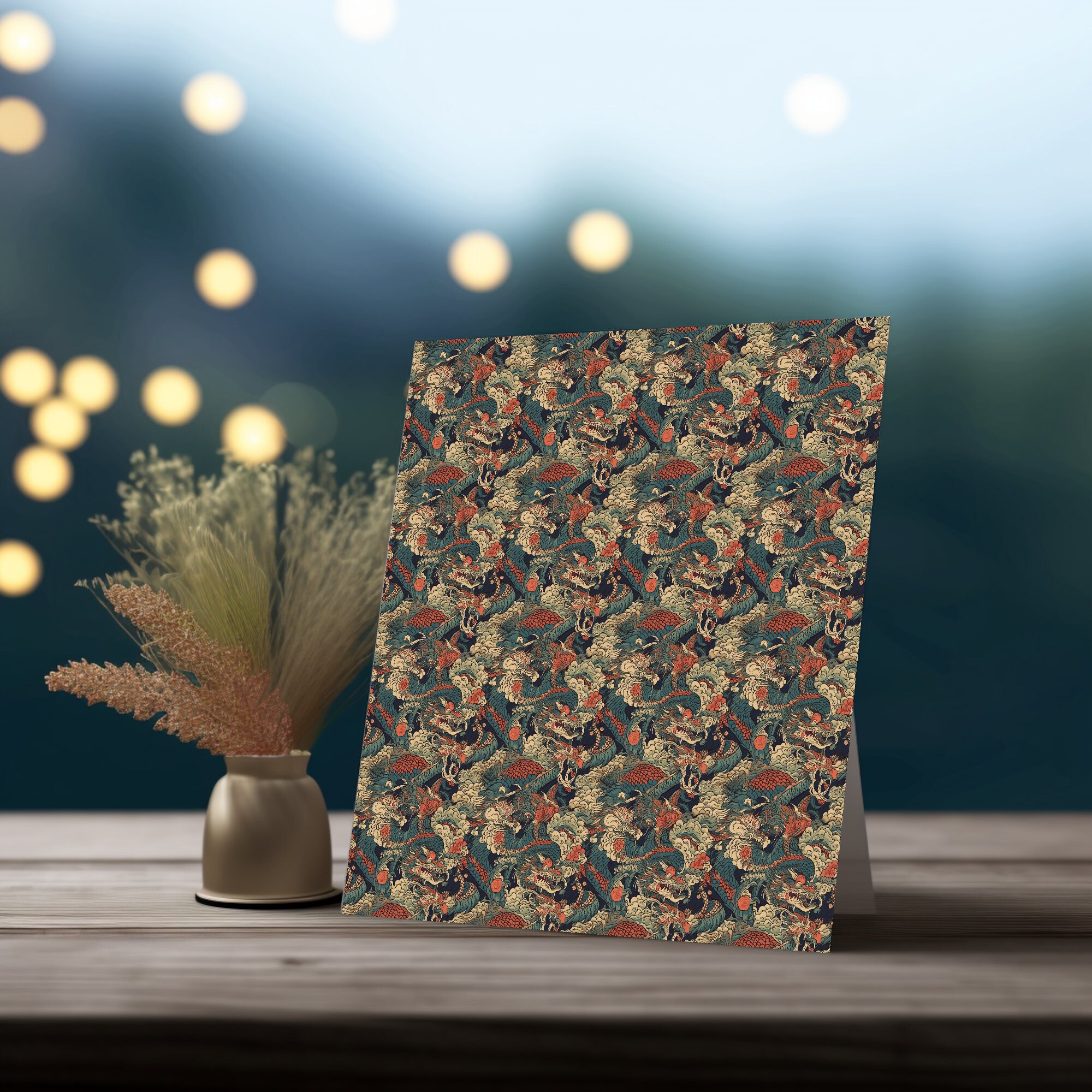 Japan Tiles Digital Paper Pack Set of 12 Traditional Japanese Patterns ...