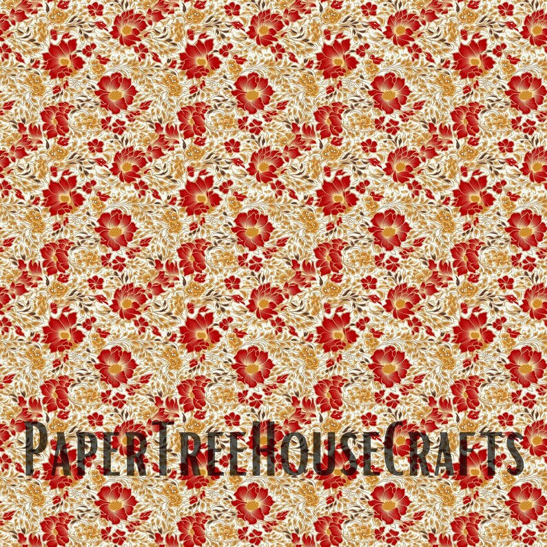 Japanese Chiyogami Paper Downloads Set of 12 Digital Printable Origami ...