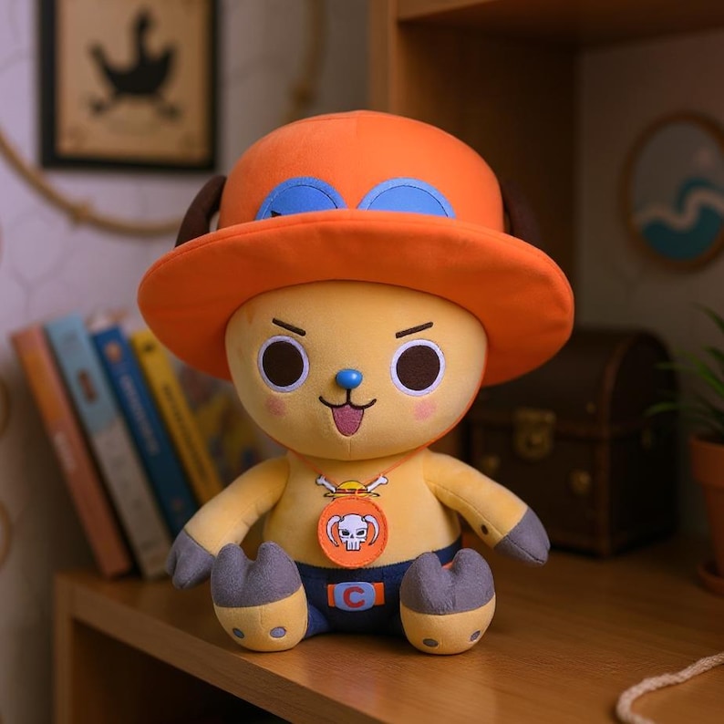 One Piece Chopper Plushie, Portgas D Ace Plush Toy, Soft Anime Plushies ...