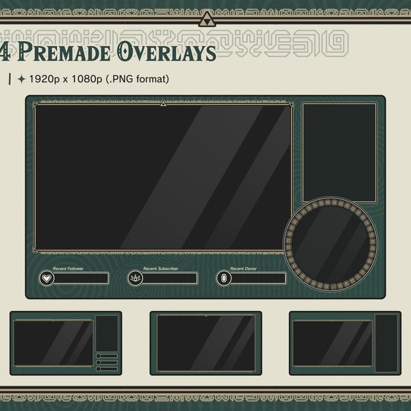 Zelda Twitch Overlay - Etsy