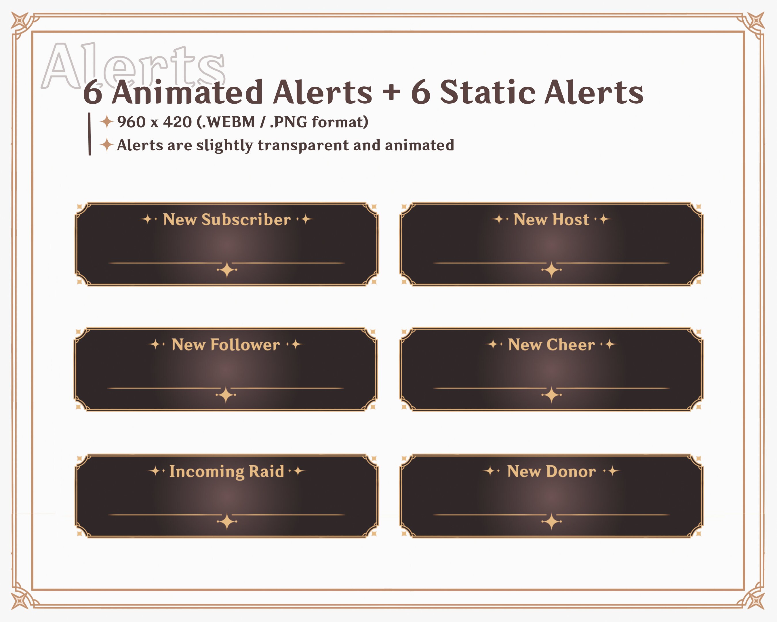 Animated Genshin Impact Twitch Alerts / Quest Notification / Set of 6 ...
