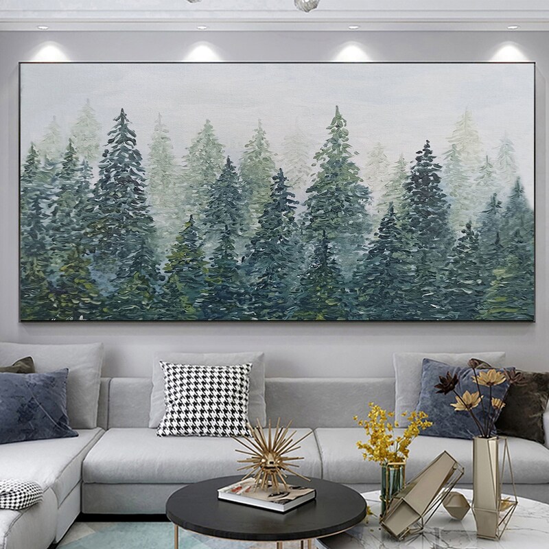 Abstract Forest Art - Etsy