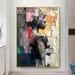 Large Abstract Side Face Girl Oil Painting on Canvas, Original Portrait ...