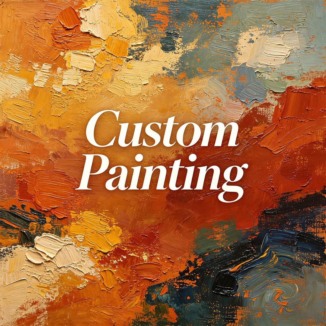 Custom Art Commission Custom Landscape Painting Personalized Textured ...