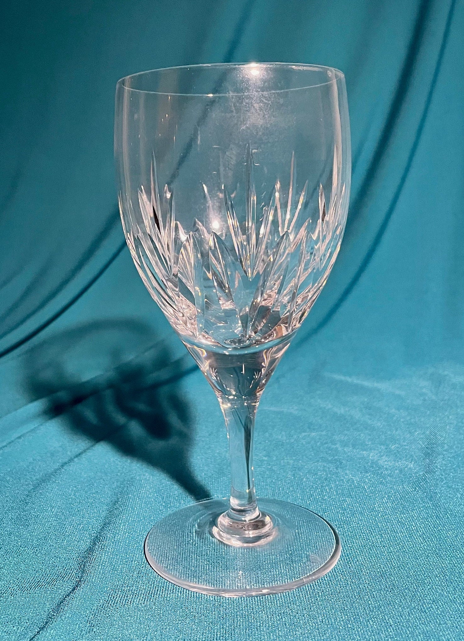 Stuart Crystal in the Kent Design - Cut Lead Crystal Stemmed Water ...