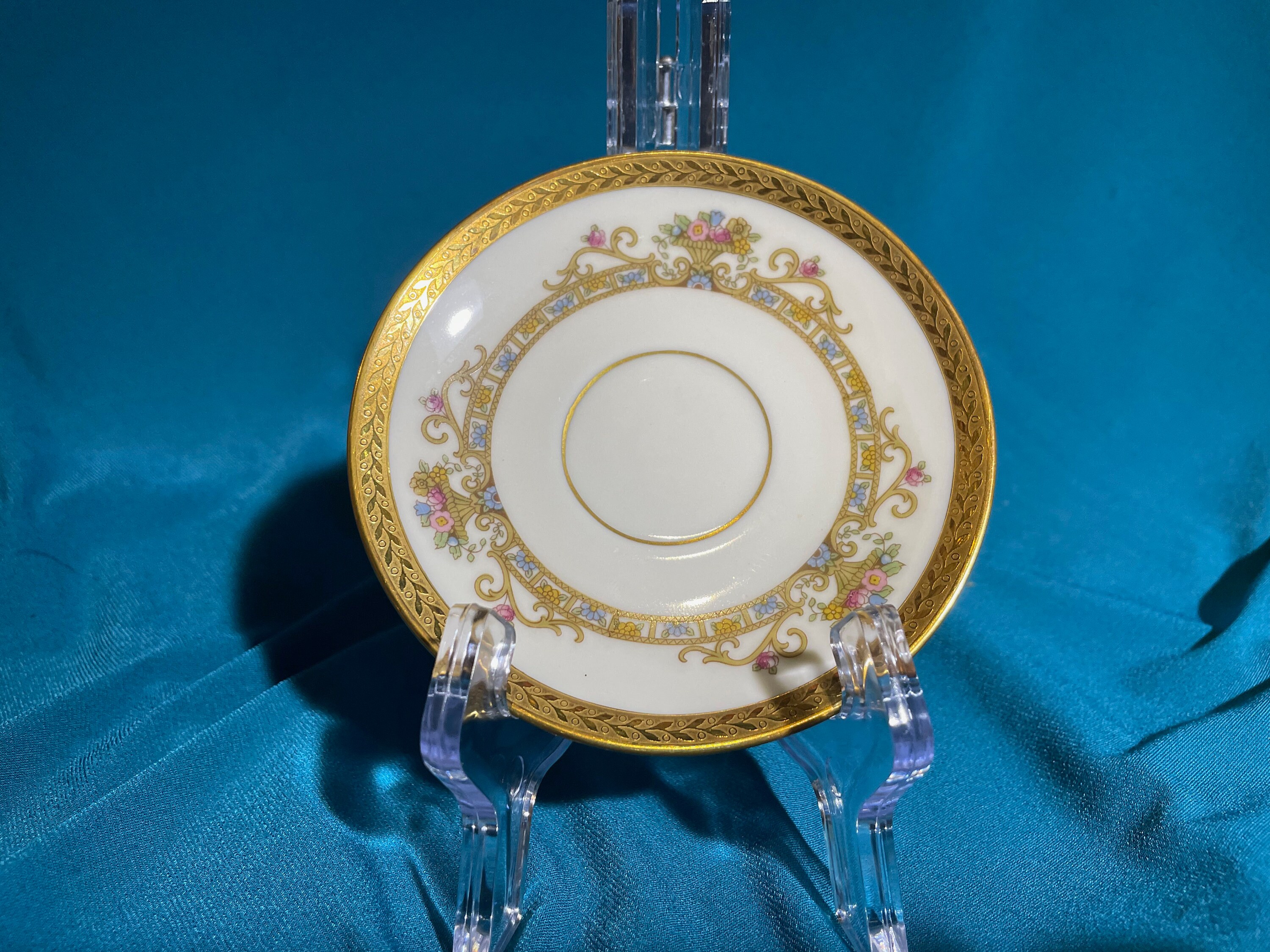 Epiag China in the Belgenland Pattern Flat Cup and Saucer Set ...
