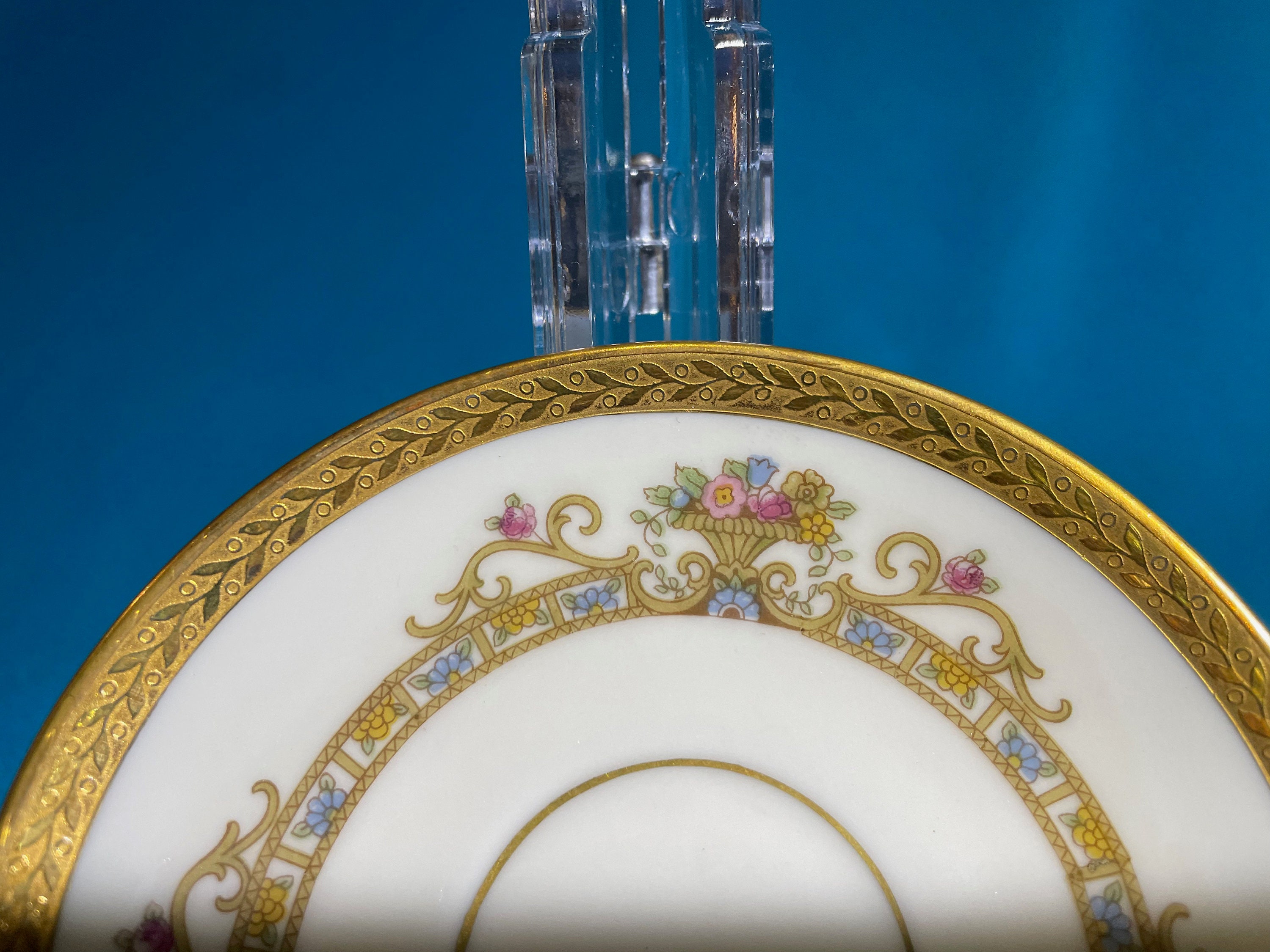 Epiag China in the Belgenland Pattern Flat Cup and Saucer Set ...