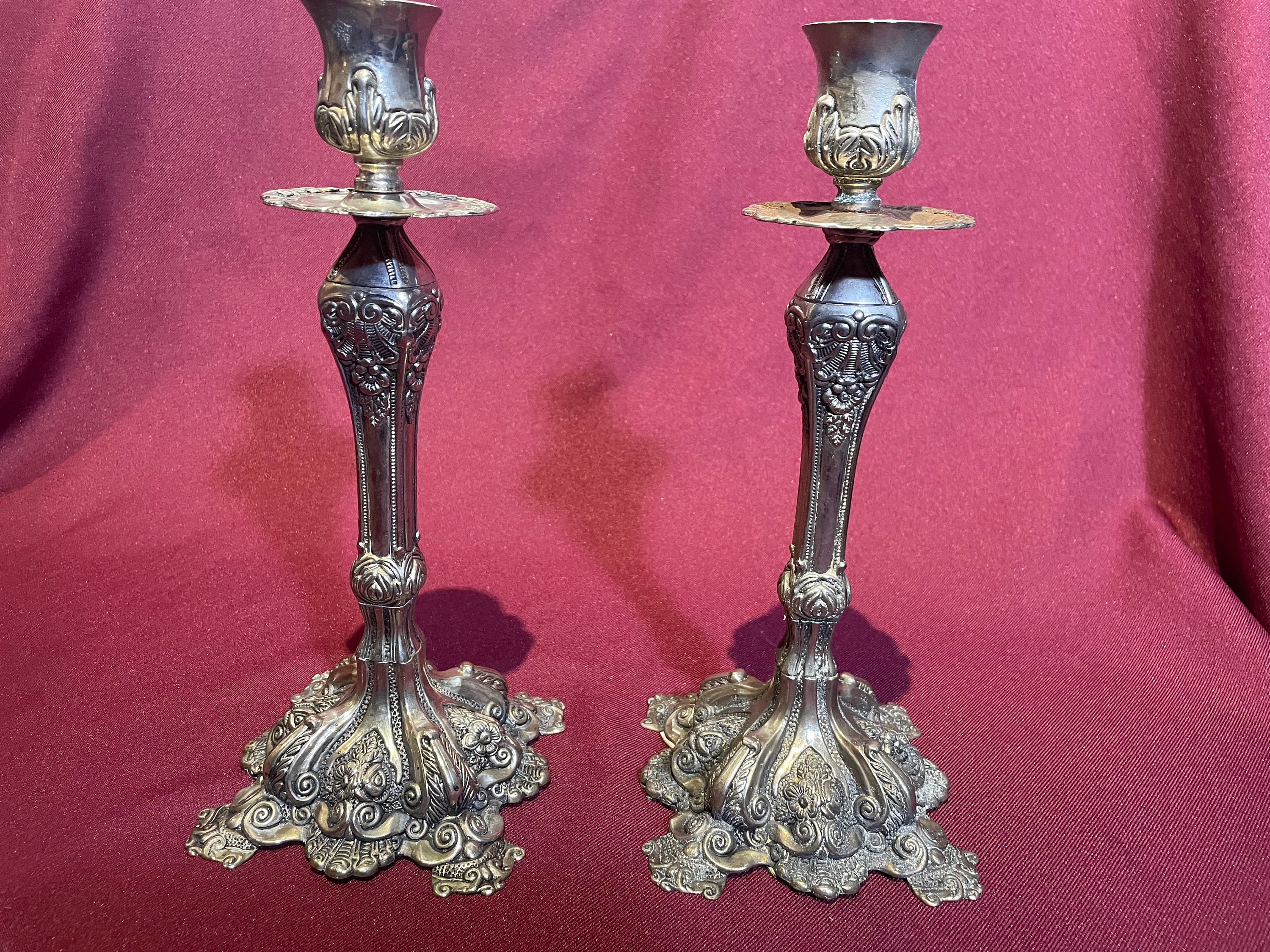 Vintage and Beautiful Set of Godinger Candlesticks - Etsy