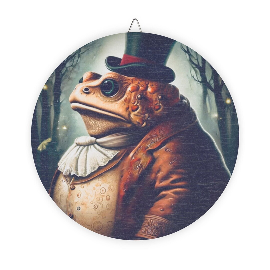Mr Nice Toad Wood Portrait - Etsy