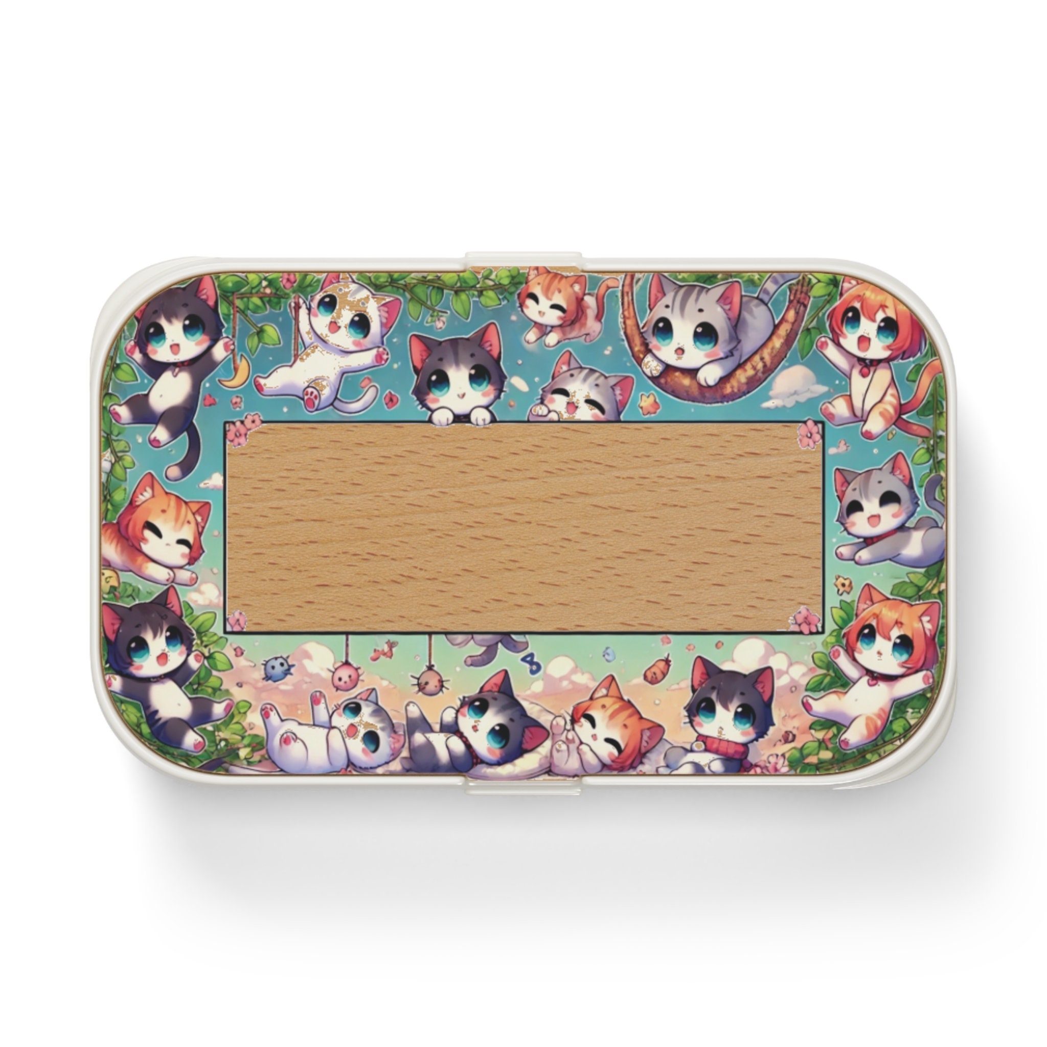 Anime Chibi Cat Bento Lunch Box - Etsy
