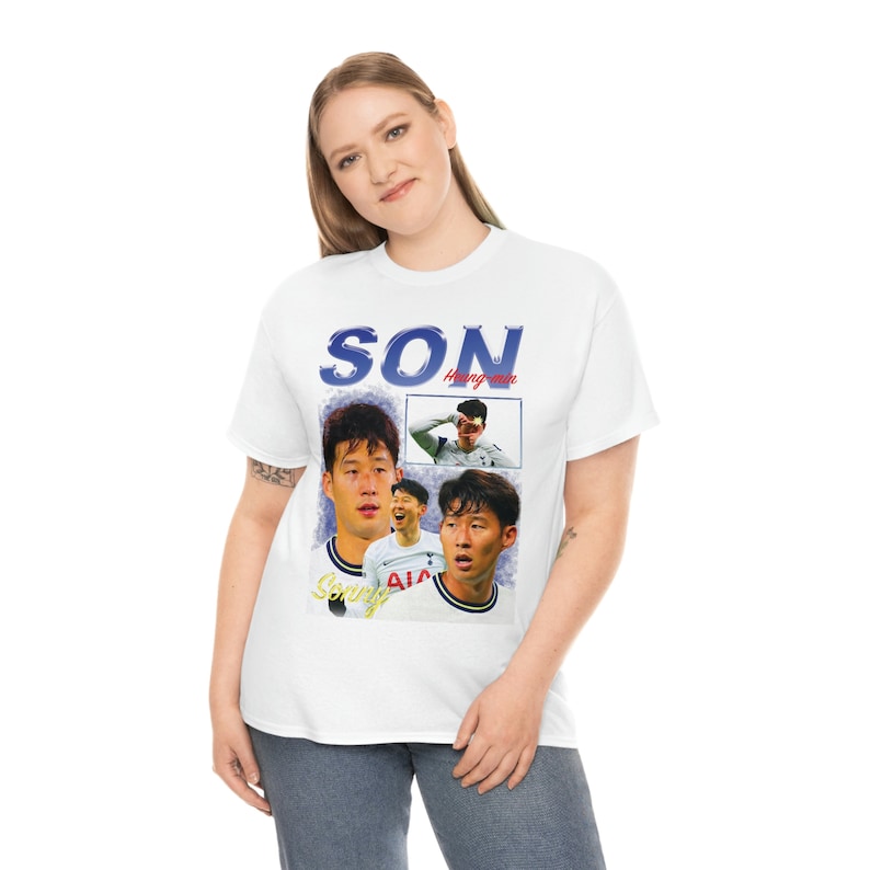 Son Heung-min T-shirt Graphic Tee Shirt 90s Style - Etsy