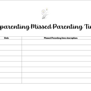 Coparenting: Parenting Plan Bundle - Etsy