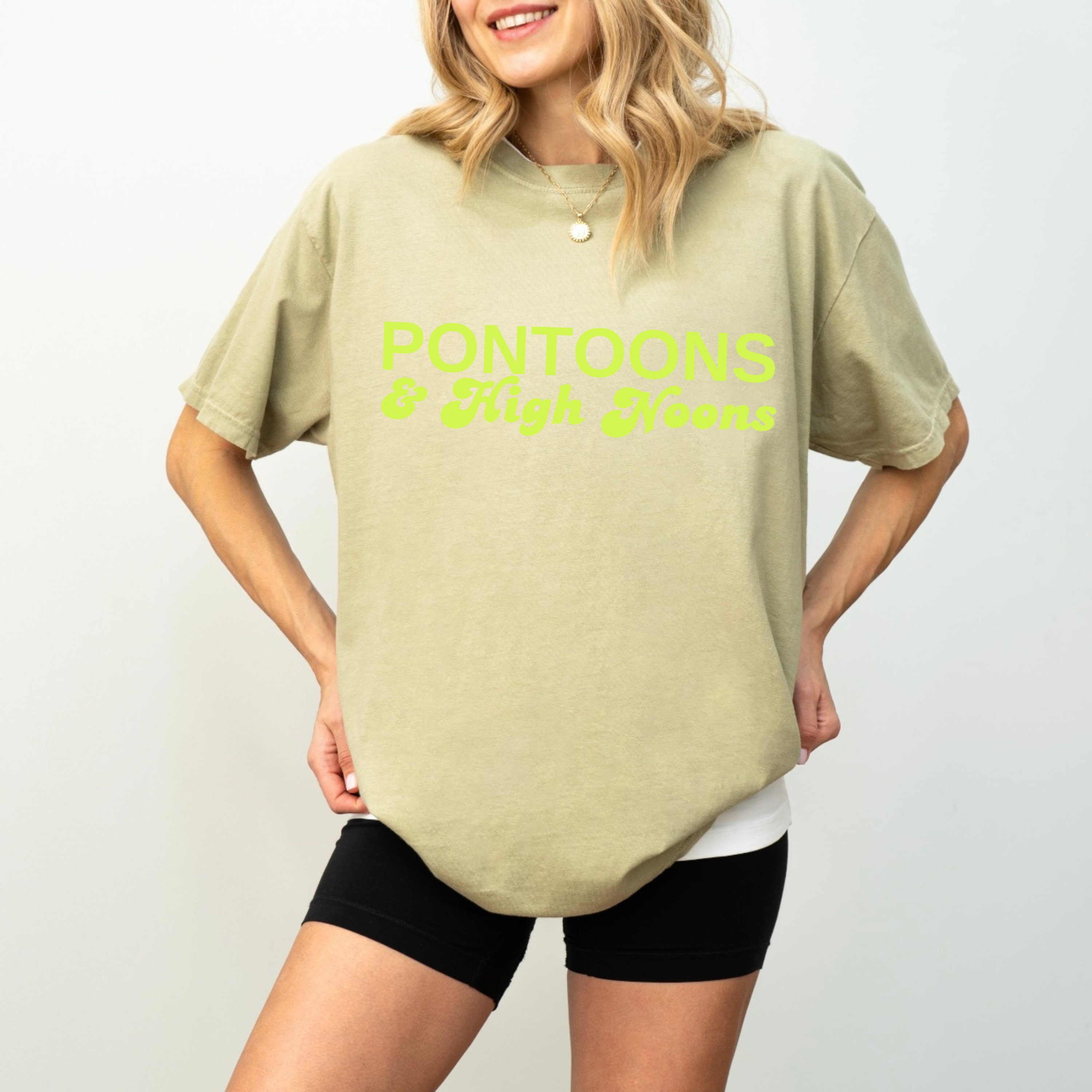 Pontoons and High Noons Shirt Lake Day Shirt Boat Shirt Lake Shirt Boat ...