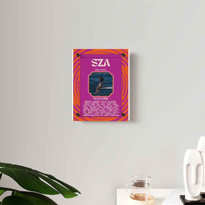 Sza SOS Album Digital Poster Print Vintage Abstract Sza - Etsy