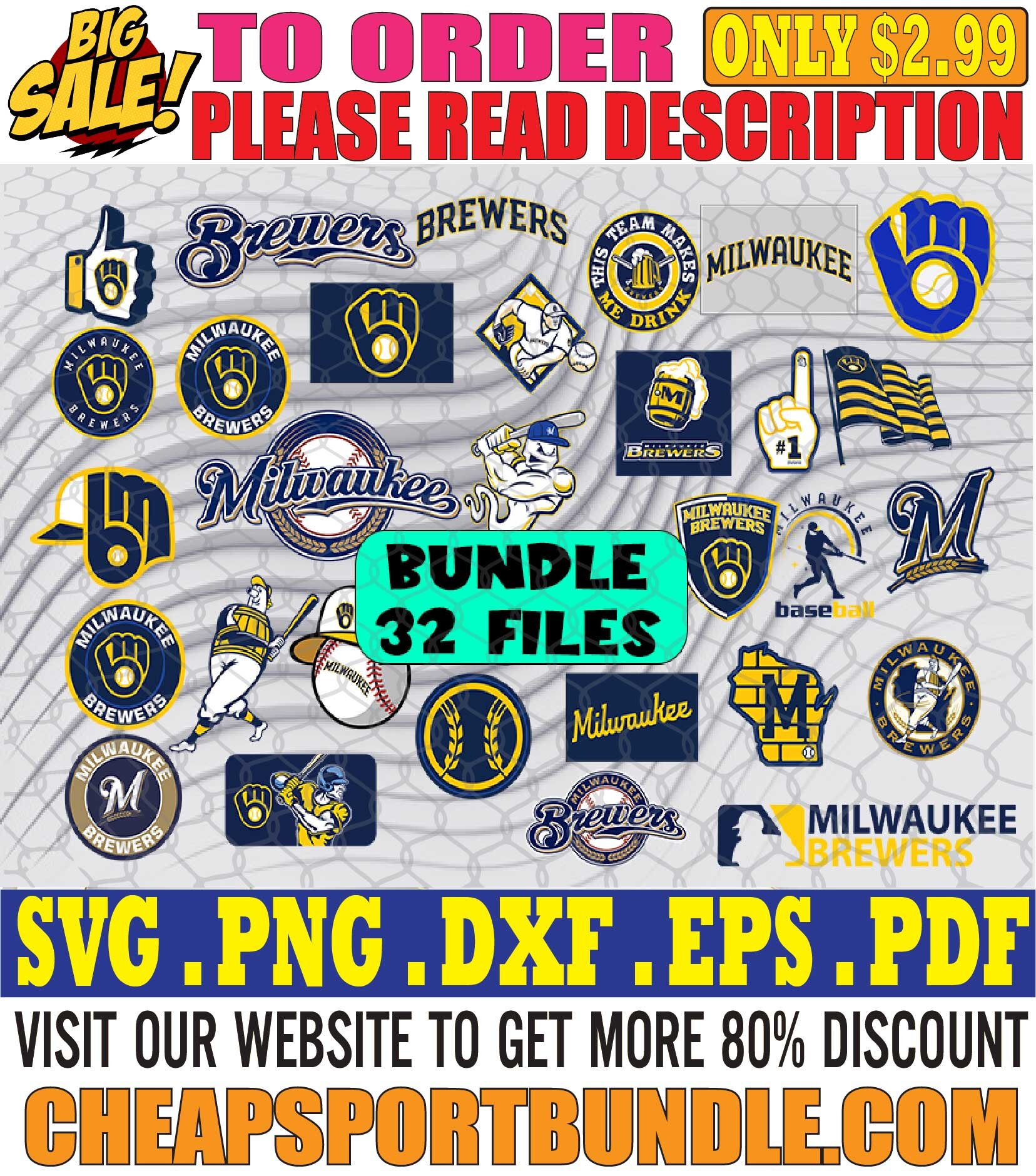 Milwaukee-brewers Baseball Team SVG Milwaukee-brewers SVG - Etsy