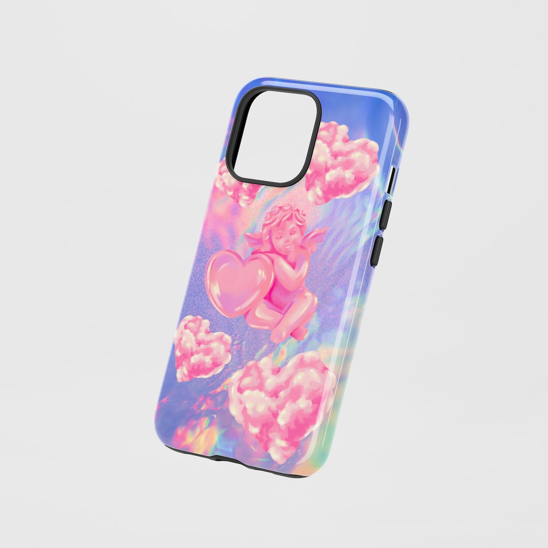 Y2K Cupid Phone Case: Preppy Pink Protective Casing - Etsy Australia
