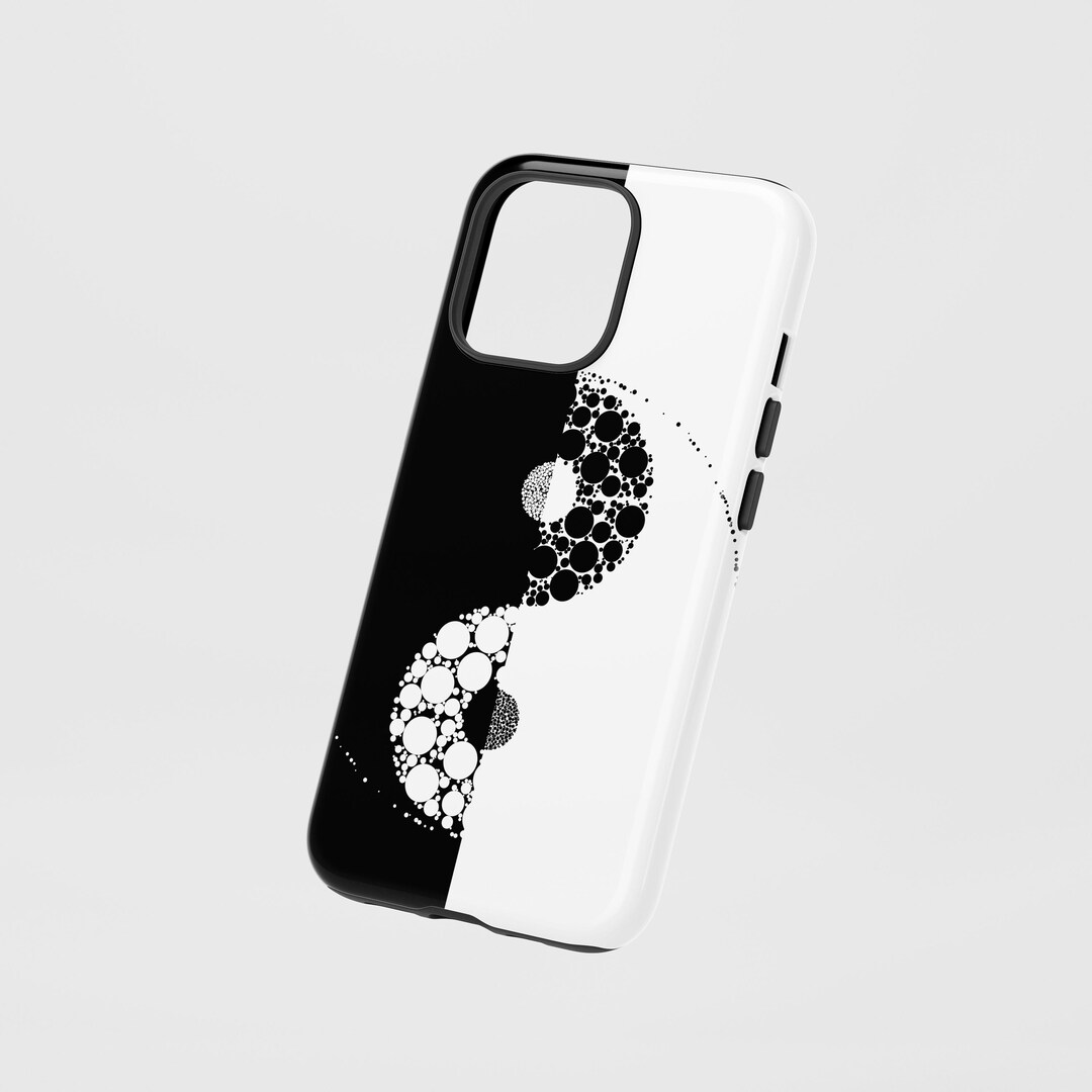 Yin Yang Phone Case: Dual Layer Protective Cover - Etsy