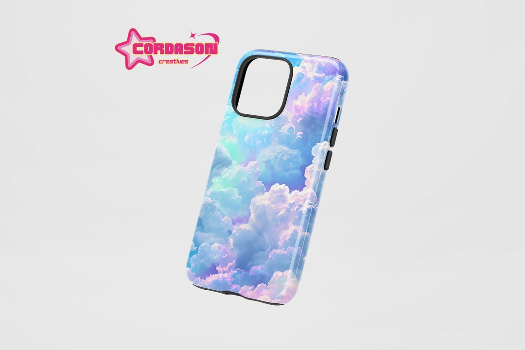 Cloud Phone Case Enchanted Horizon Cute Aesthetic for iPhone 16 15 14 ...