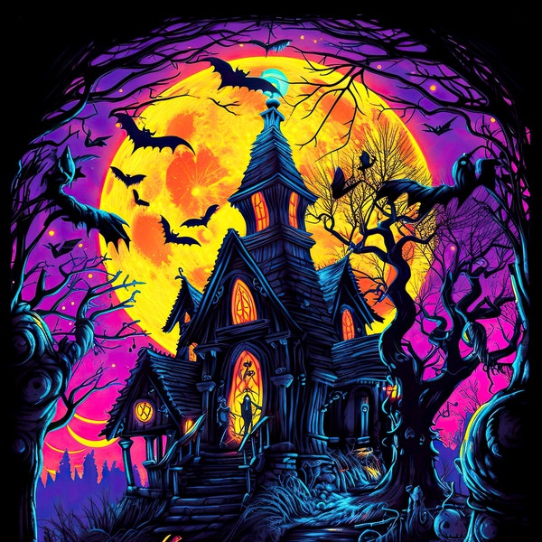 Blacklight Poster - Etsy