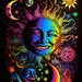 Smiling Sun - Poster, Blacklight Poster, Wall Art, Gallery, Pop Art ...