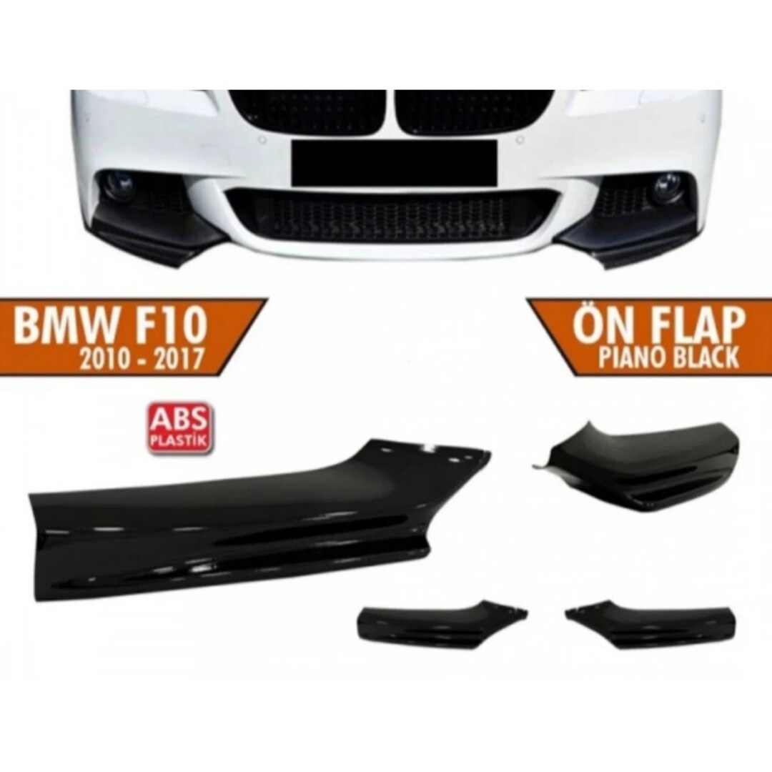 Front Bumper Flap for BMW F10 5 Series M Tech 2010 2017 Splitter Flap ...