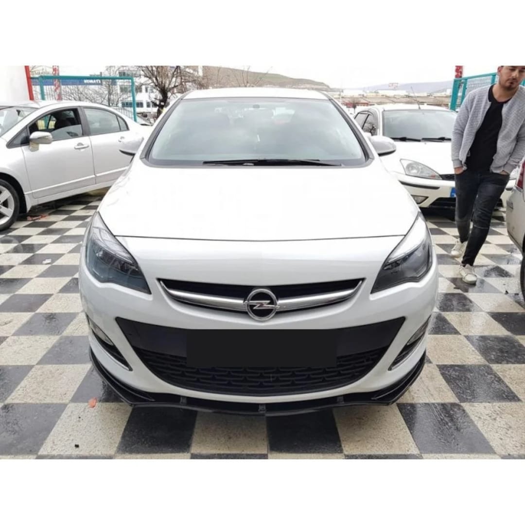For Opel Astra J 2011-2015 Front Bumper Lip Body Kit Spoiler Splitter ...