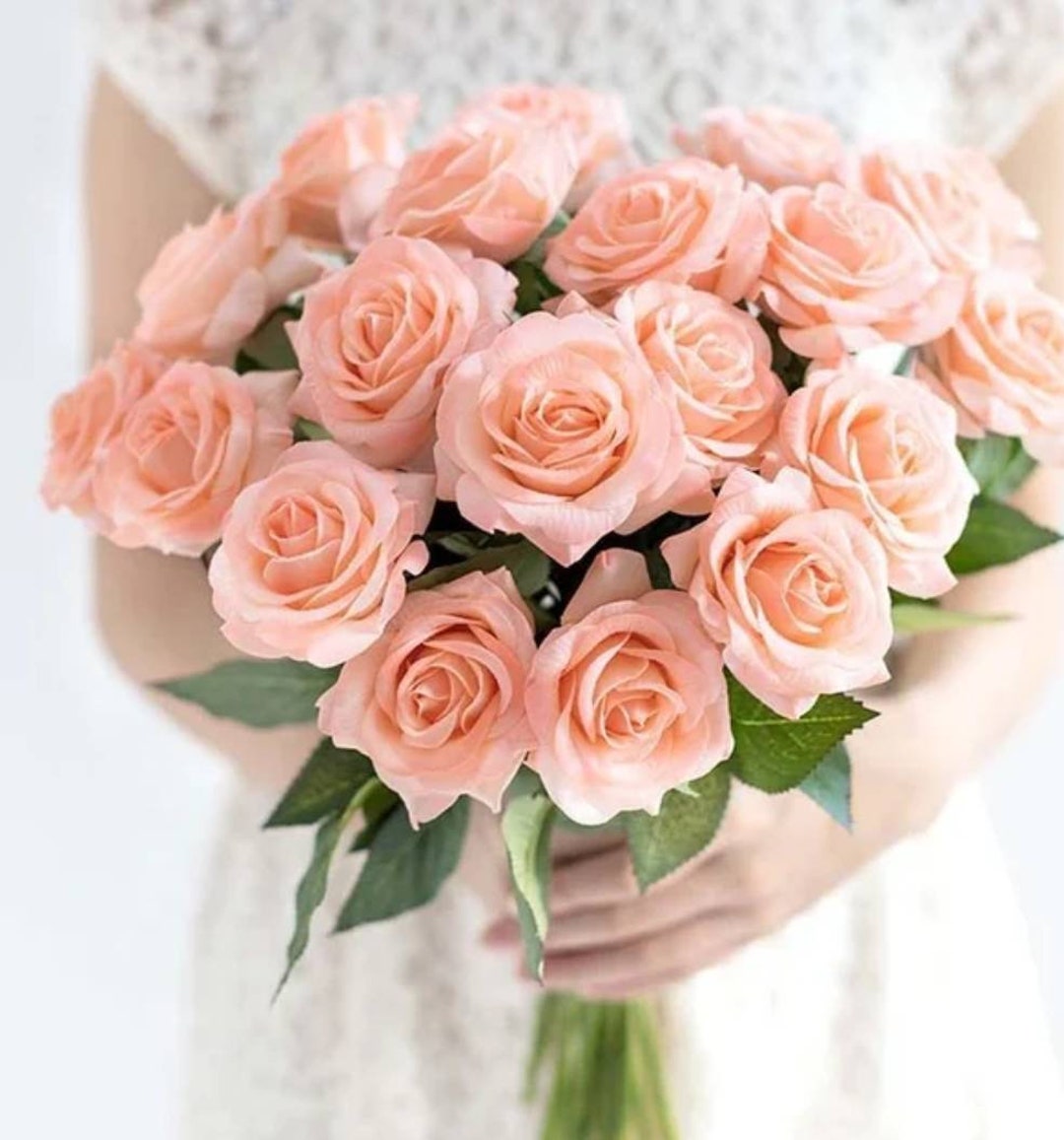 Blush Pink Real Touch Silk Roses/diy Florals /wedding Decorations /home ...