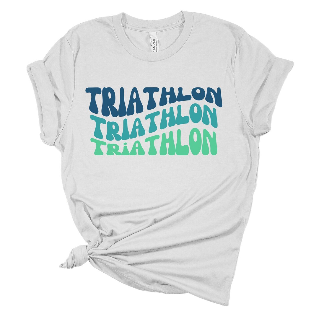 Triathlon T-shirt, Ironman T-shirt, Triathlete Gift, Cute Triathlon ...
