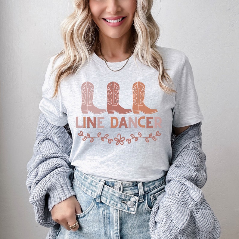 Gift for Line Dancer, Line Dance T-shirt, Dance Lover Tee Shirt ...