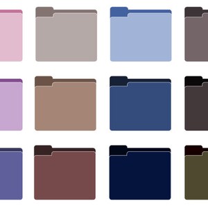 Desktop Folder Icons Mac OS Catalina - Etsy