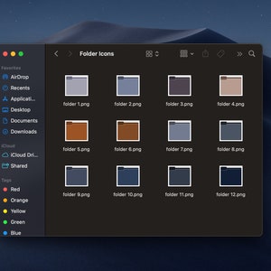 Desktop Folder Icons Mac OS Mojave - Etsy