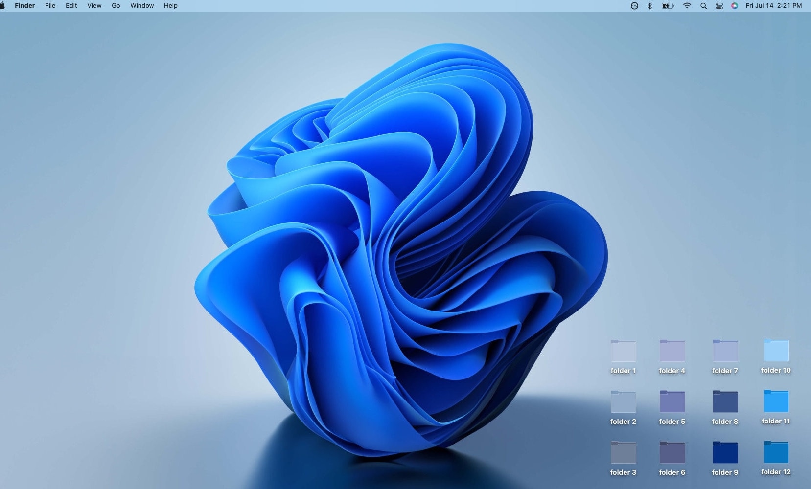 Desktop Folder Icons Windows 11 Default Blue - Etsy