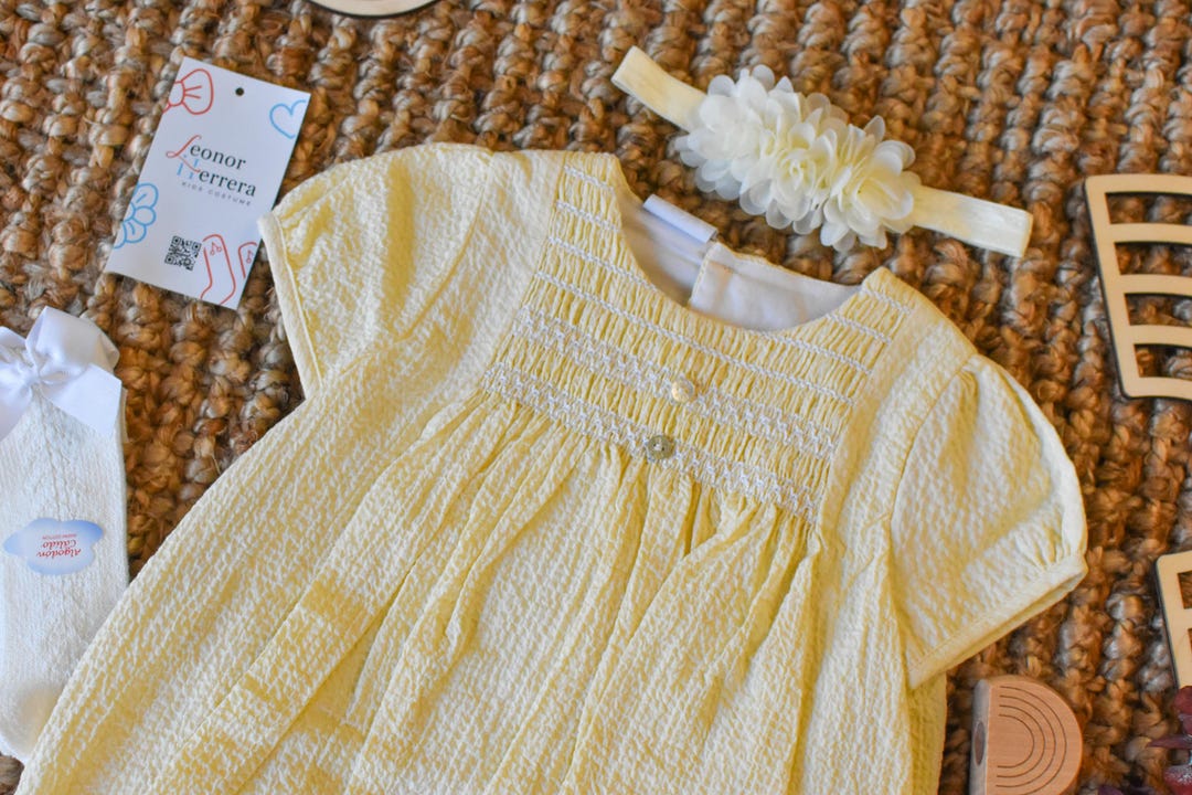 Easter Peto Baby Girl Set With Socks Traditional Baby Clothes Spanish ...