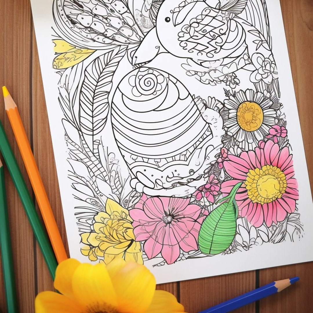 Easter Coloring Pages, Easter Coloring Pages for Kids, Easter Printable ...